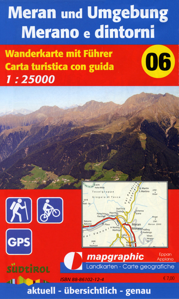 Wanderkarte Nr06 Meran And Umgebung