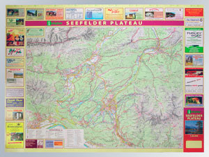 Aushangkarte Seefelder Plateau