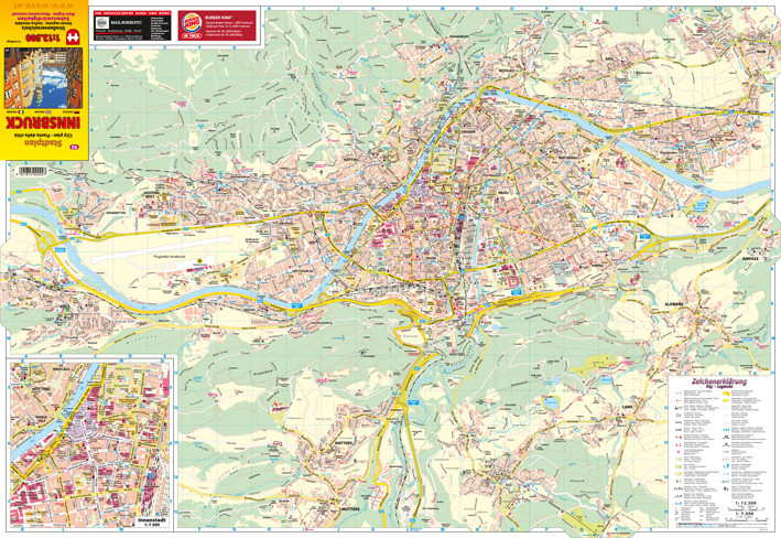 Stadtplan Nr.92 Innsbruck